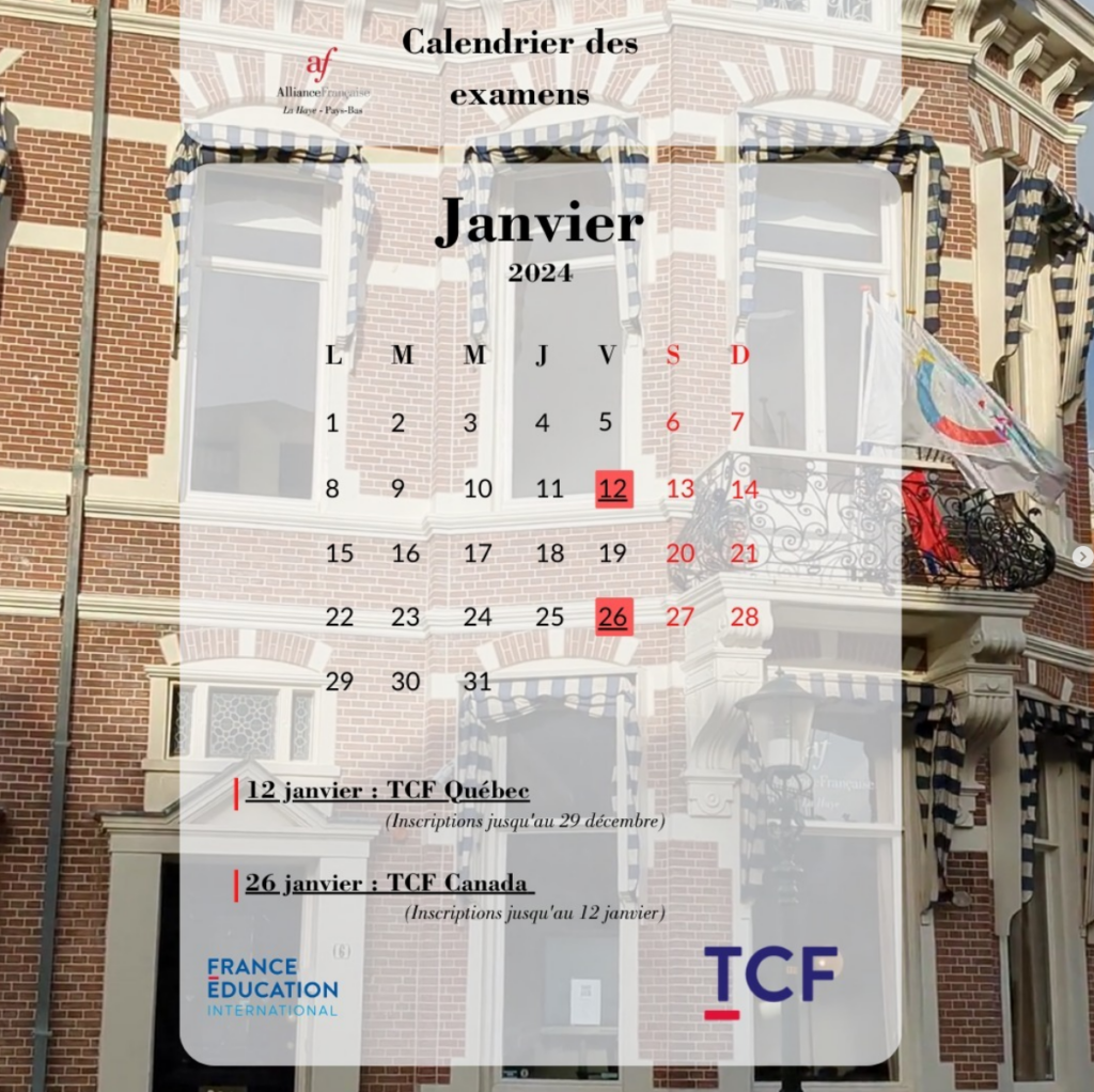Les nouveautés DELF DALF de 2024 – Alliance Française de La Haye